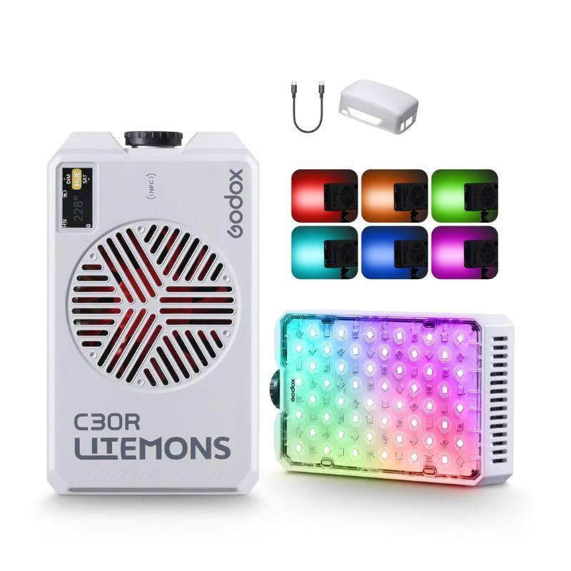 Luz LED Godox Litemons C30R RGB 38 W - ALFATEC